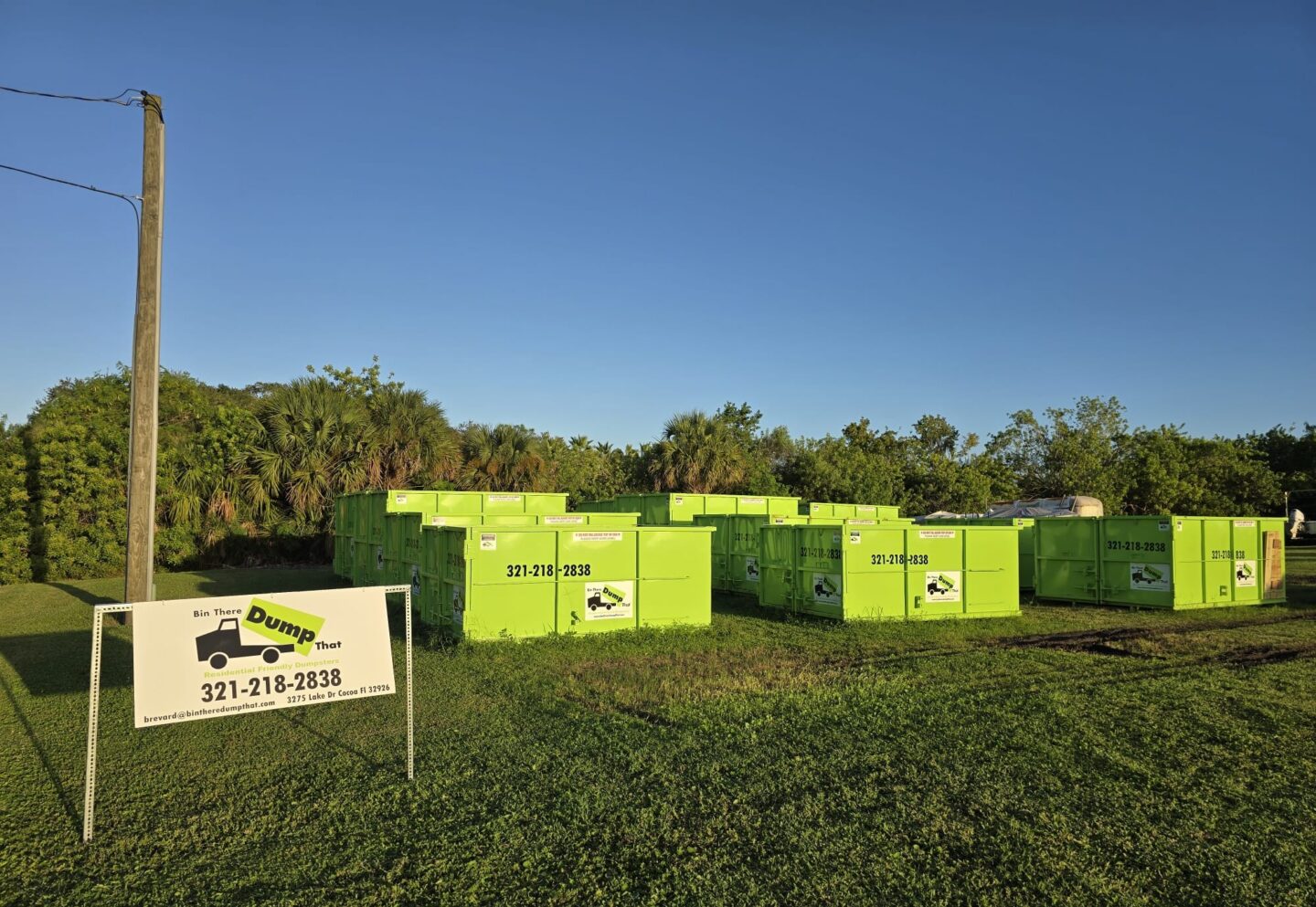 BEST Dumpster Rentals in Brevard, FL | Bin There Dump That