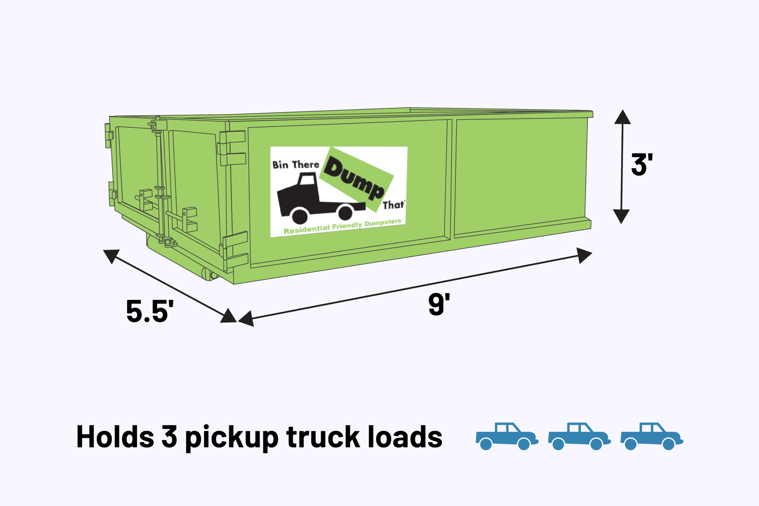 Ottawa, ON Bin Rates & Sizes | Bin There Dump That