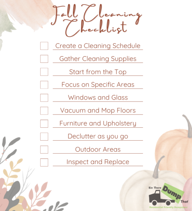 Fall Cleaning Checklist: Simplify Your Cleaning for Busy Days - Bin ...